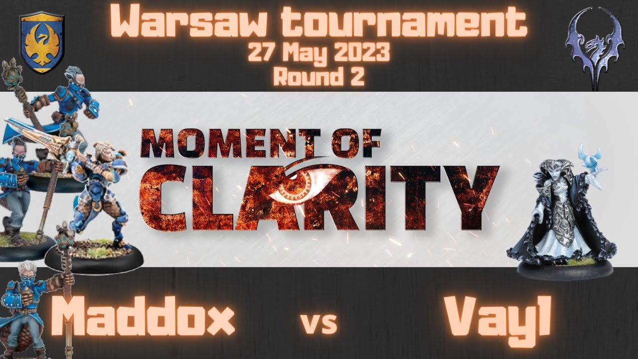 [EN] Warsaw May tournament - Round 2 - Cygnar [Maddox] vs Legion of ...