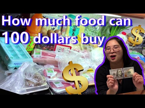How much food can 100 dollars buy/ A plan to make Chinese new year eve ...