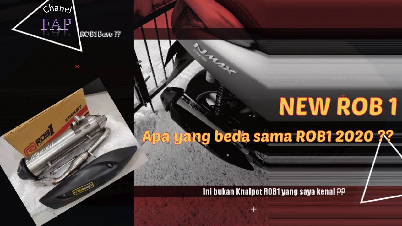 Anti Tilang - Knalpot ROB1 2020 NMAX Standart Racing - Test Sound dan ...