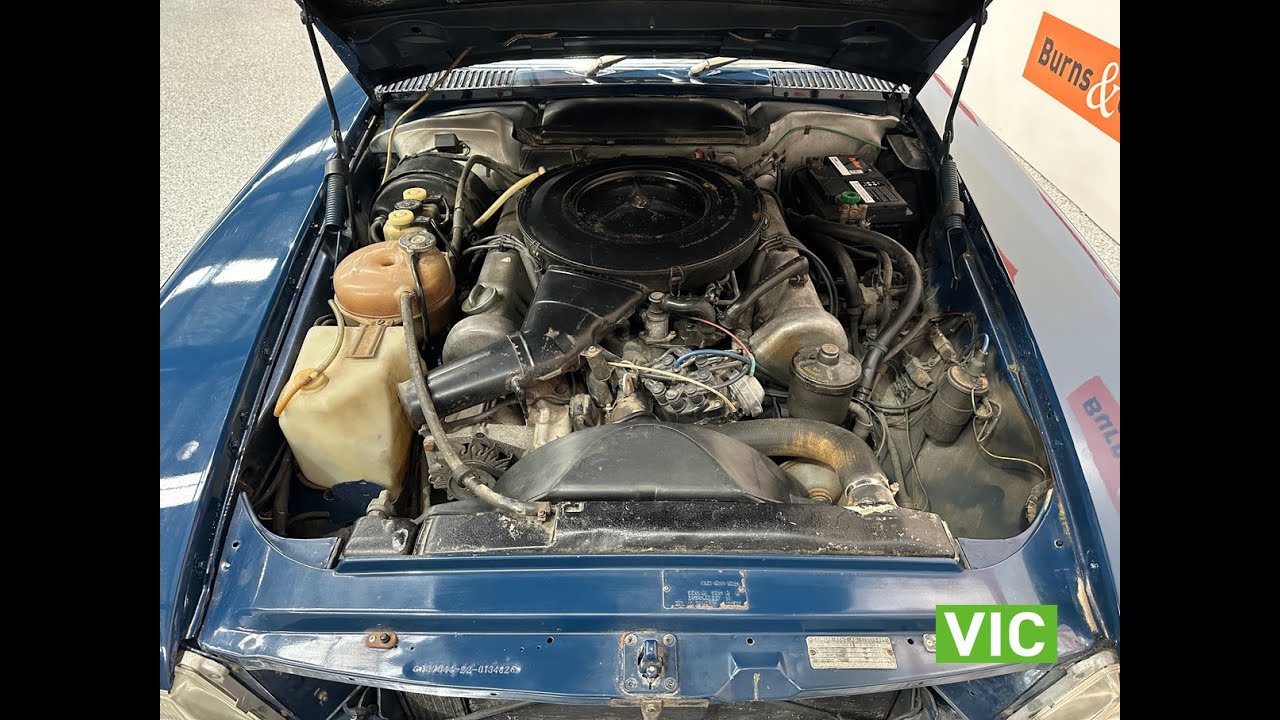 1974 Mercedes-Benz 450SL - Engine Video - YouTube