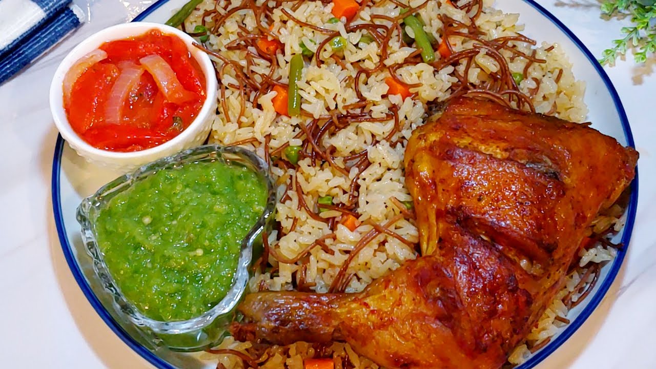 Riz Gras Au Spaghetti || Un plat vraiment Delicieux - YouTube