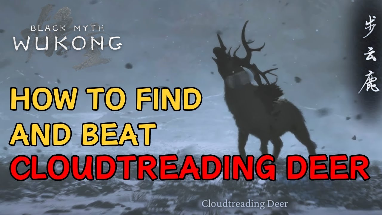 Black Myth Wukong How to find and defeat Cloudtreading Deer Boss Fight ...