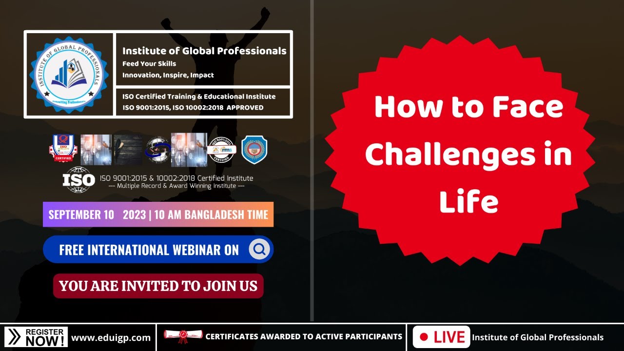 How to Face Challenges in Life - YouTube