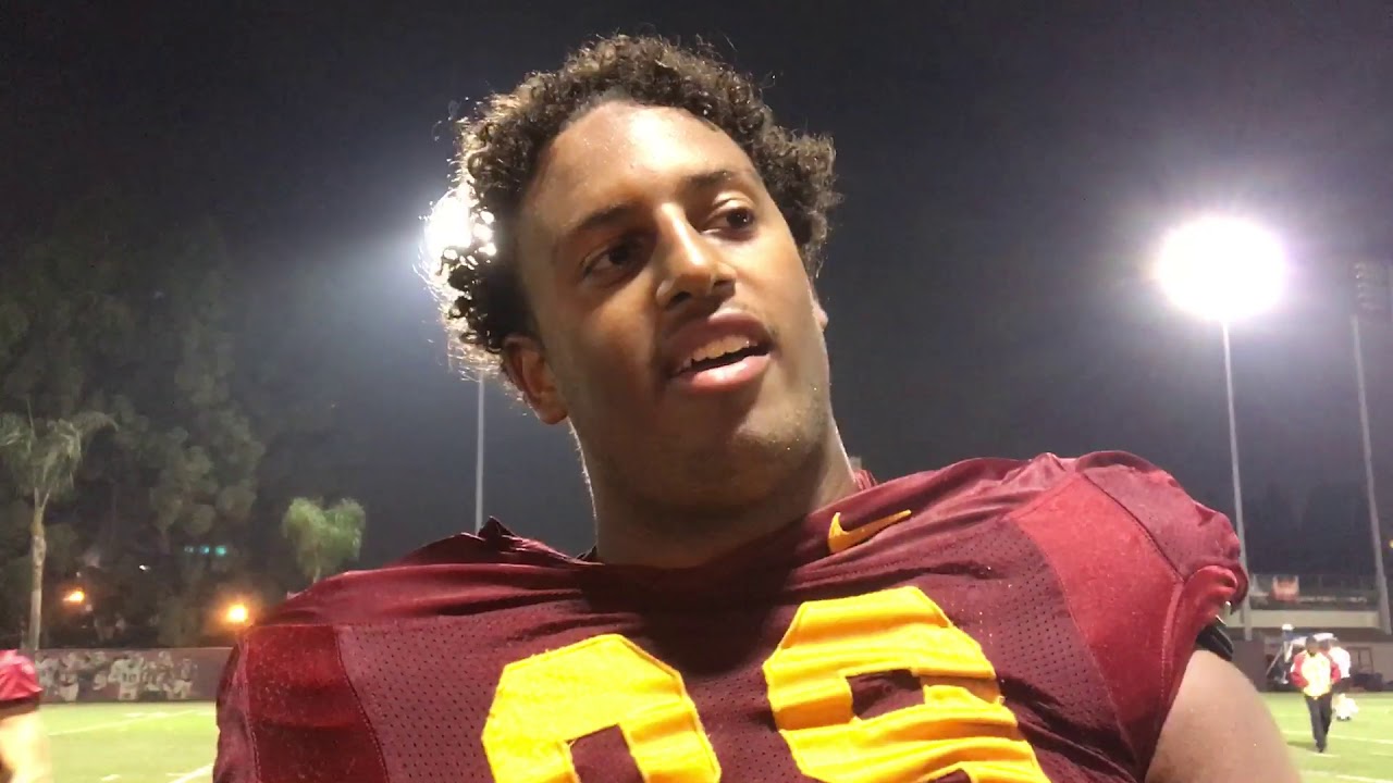 USC DE Christian Rector — Cal Week - YouTube