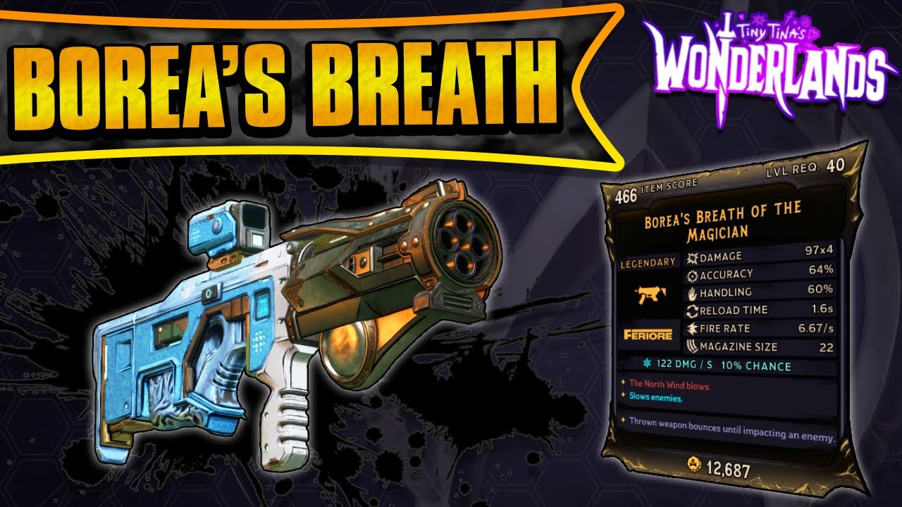 Borea's Breath Legendary Weapon Guide | Throwable Ice Spikes! (Tiny ...