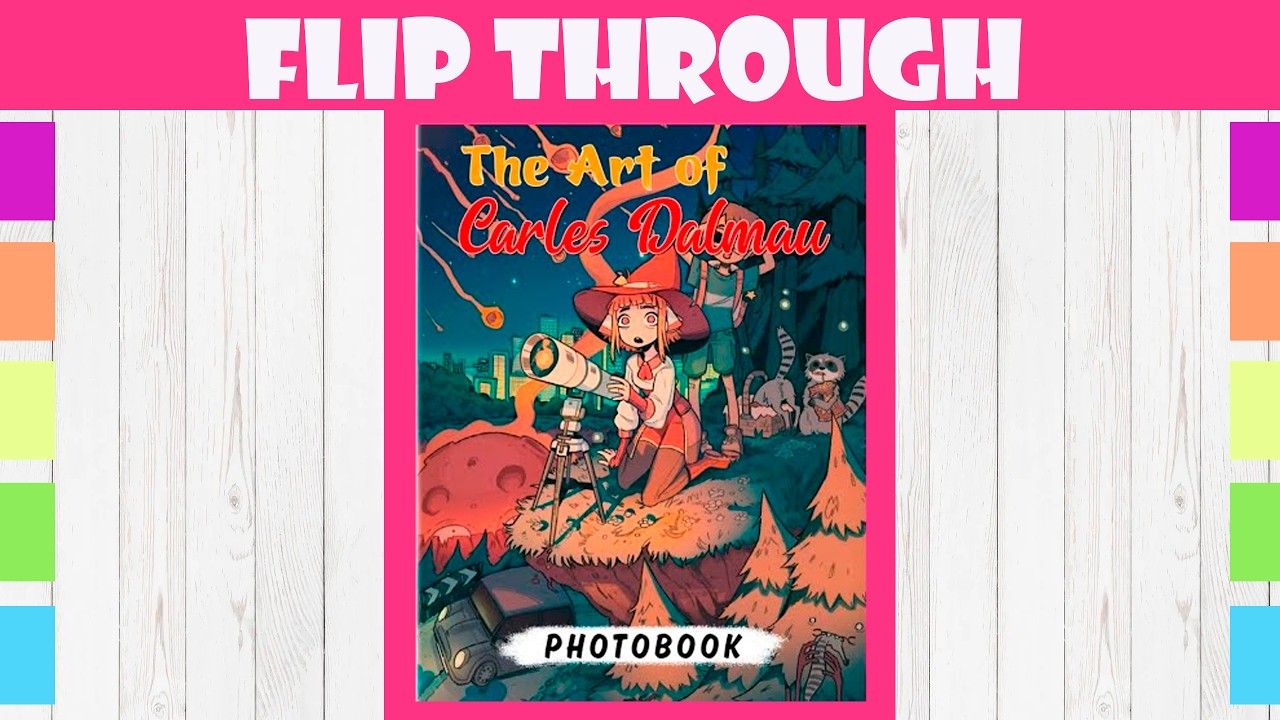 BOOK FLIP The Art of Carles Dalmau photobook - YouTube