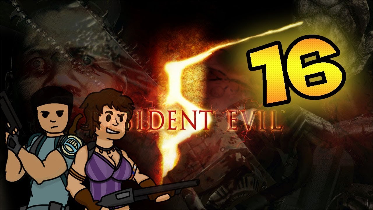 Wiggly Man | Resident Evil 5 Part 16 | Pals Play Games - YouTube