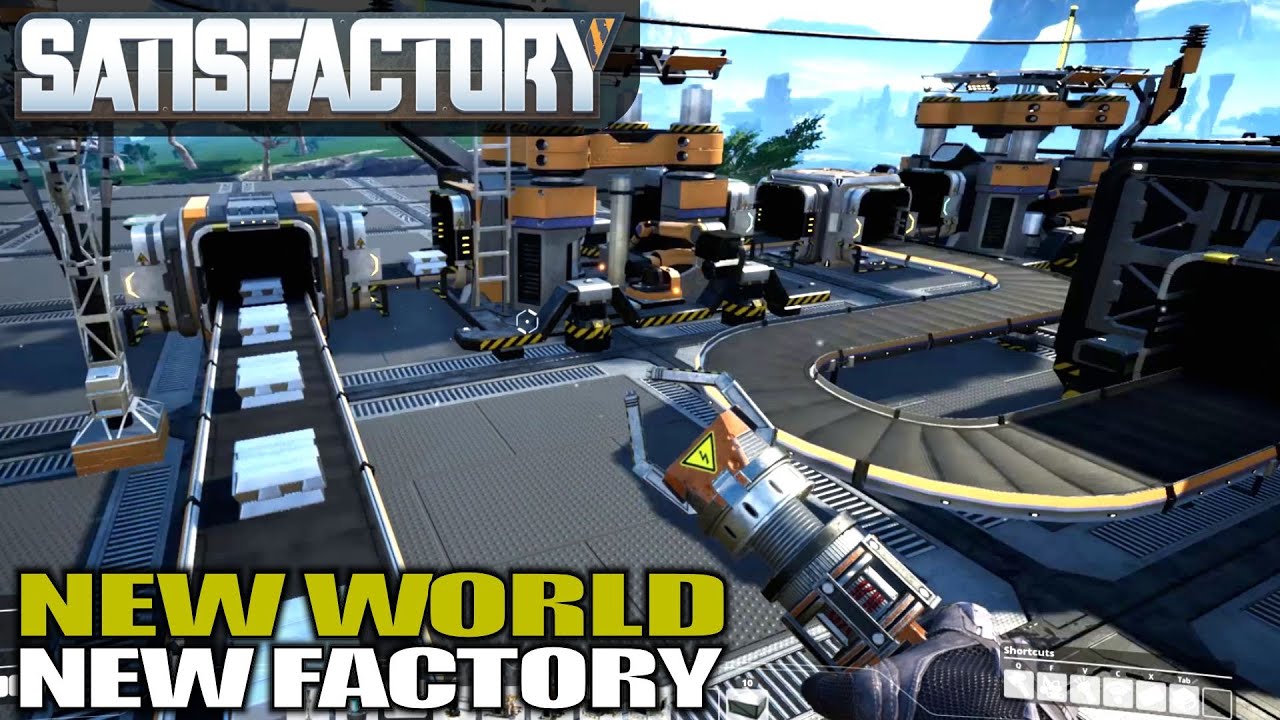 NEW WORLD NEW, BETTER HUGE FACTORY | Satisfactory Gameplay | S02E01 ...