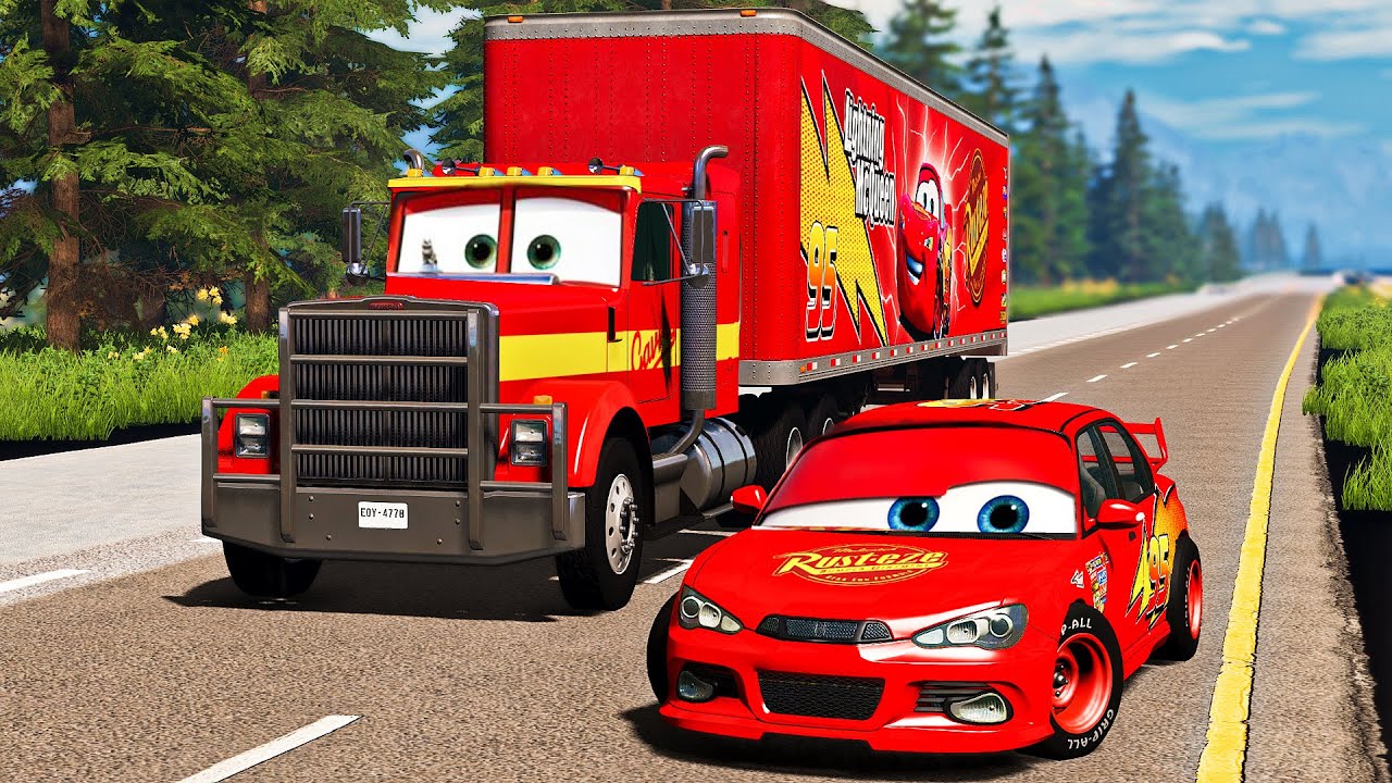 Life is a Highway / Cars Movie Remake - BeamNG.drive - YouTube