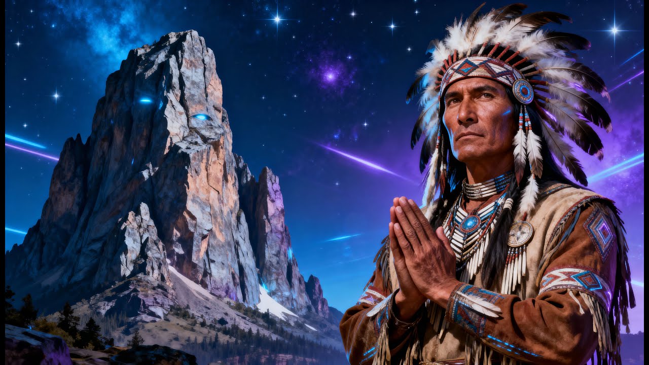 Primal Stone Spirit Chant with Wolf Native American Shamanic Music ...