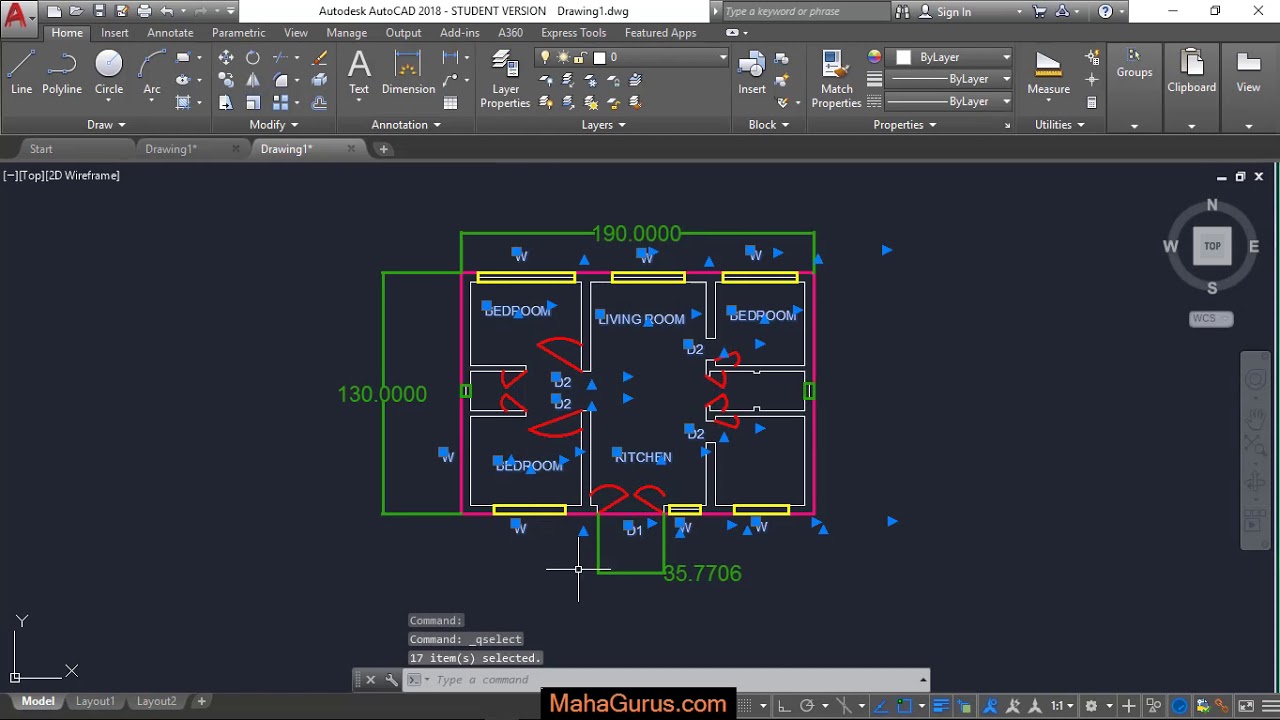 How To Do Quick Selection In Autocad Quick Selection Autocad Tutorial