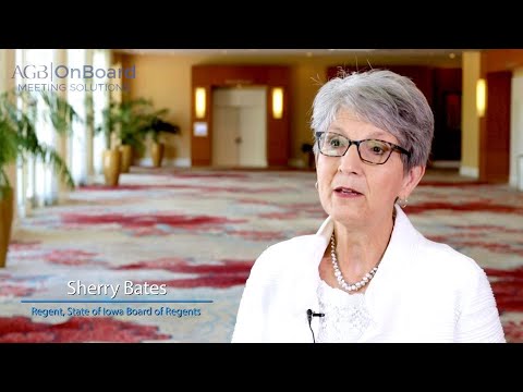 Sherry Bates – Regent, State of Iowa Board of Regents – AGB OnBoard ...