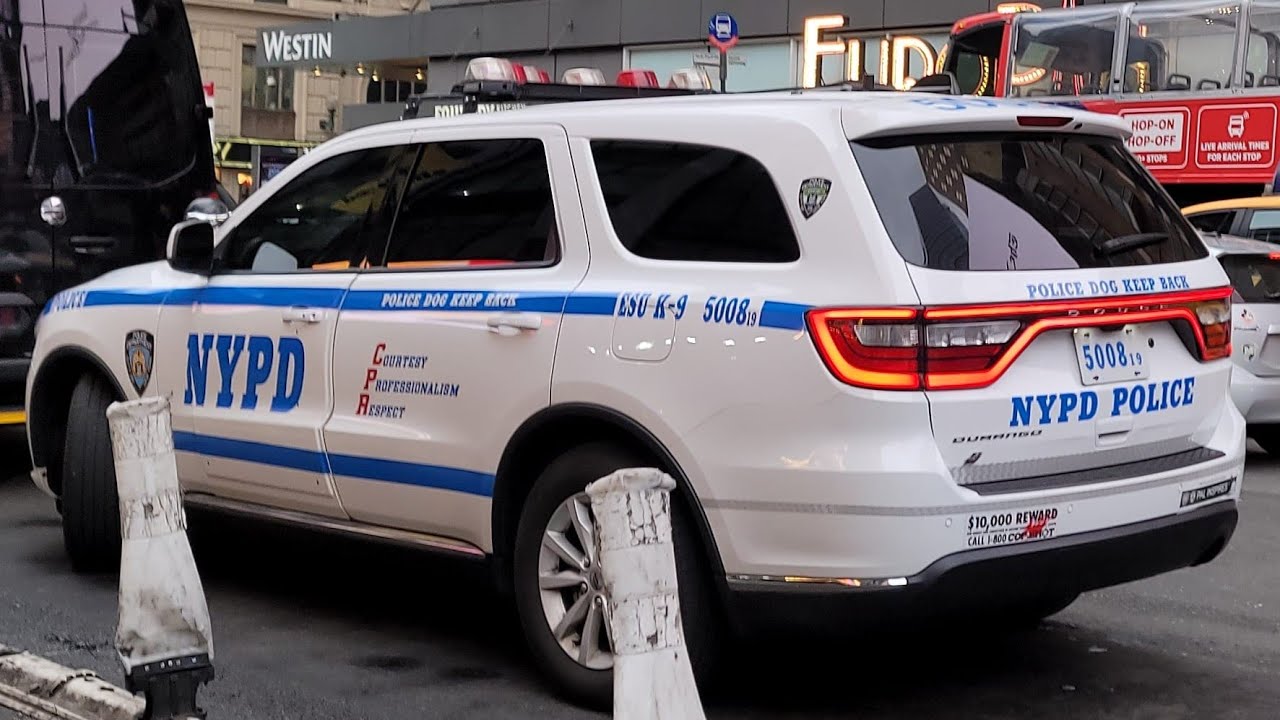 NYPD Hercules Squad Parked On 8th Ave In Midtown, Manhattan, New York ...