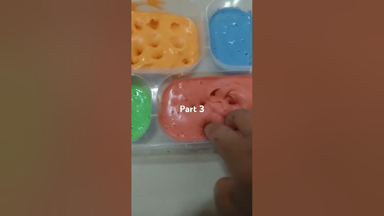 membuat water slime dari clay .semoga berhasil - YouTube