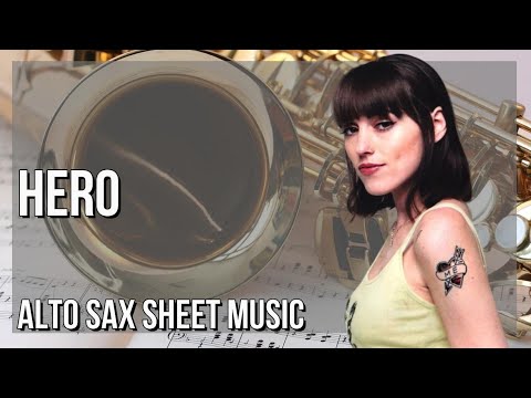 Alto Sax Sheet Music: How to play Hero by Alan Walker & Sasha Alex ...