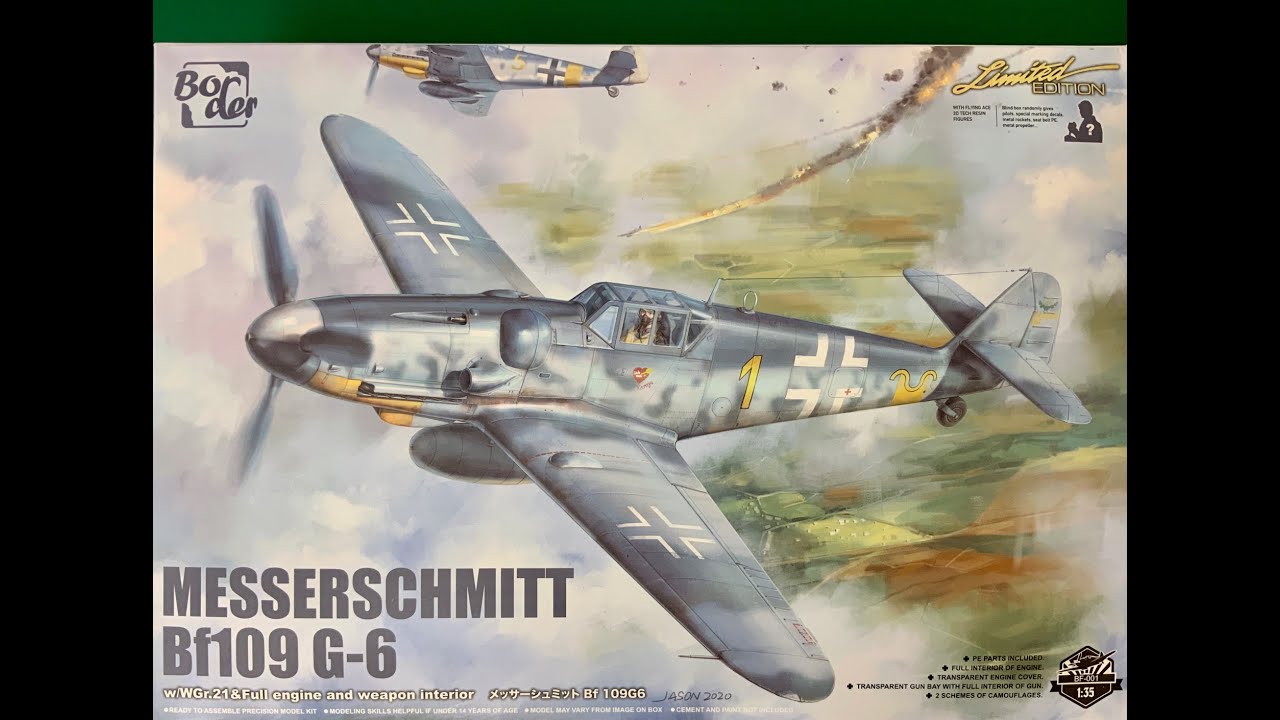 New 1/35 Border model Me Bf109 G-6 Kit Review & LIve Chat - YouTube