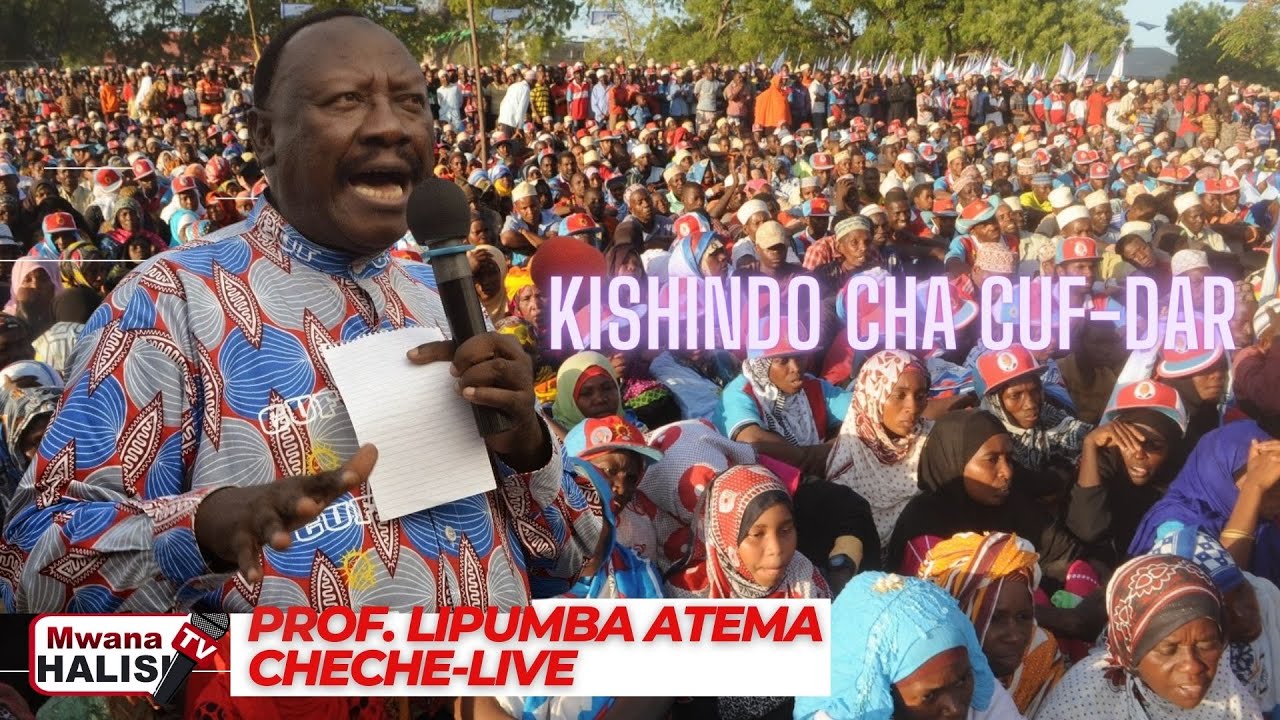 🔴LIVE: LIVE CUF KWENYE MKUTANO WA HADHARA DAR , LIPUMBA ATEMA CHECHE ...