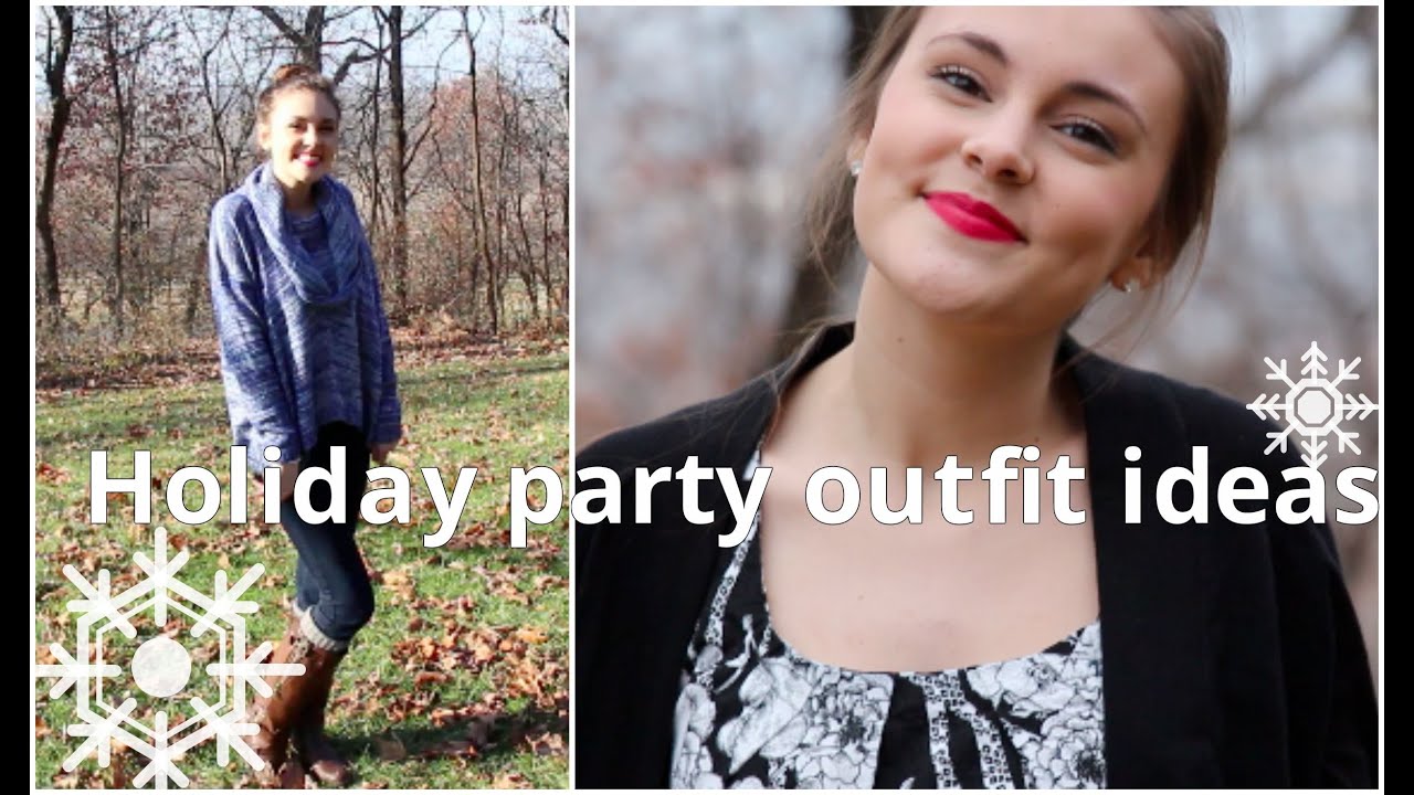 Holiday Outfit Ideas! Collab with Addie Walker - YouTube