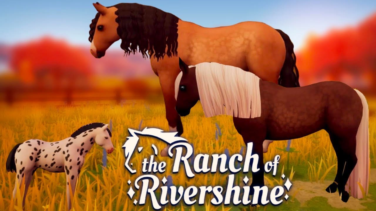 Breeding Horses in Ranch of Rivershine! - YouTube