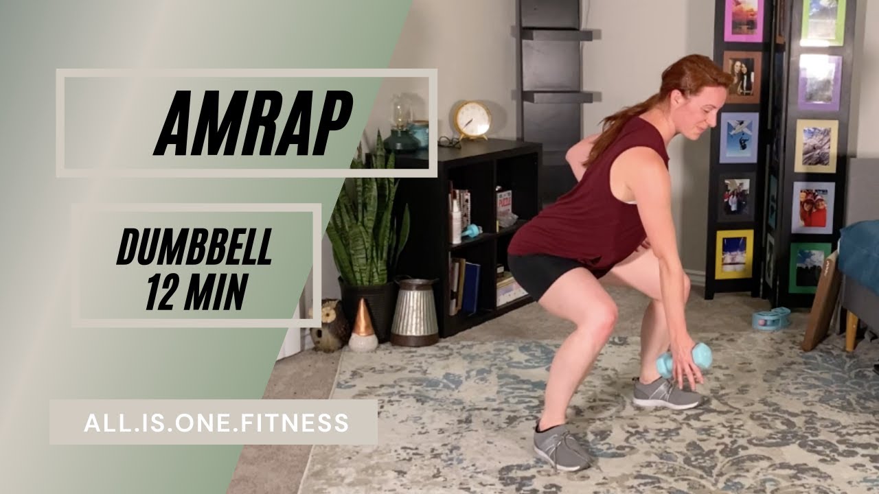 AMRAP- Dumbbell At Home Workout - YouTube