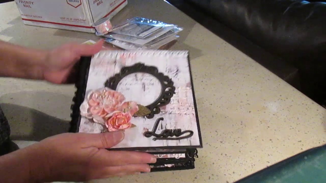 (francais) Scrapbooking: Un album de Rosa Kelly de l'echange personnel ...