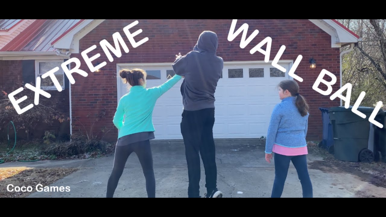 EXTREME WALL BALL!!! THE FIRST GAME OF THE COCO GAMES!!! - YouTube