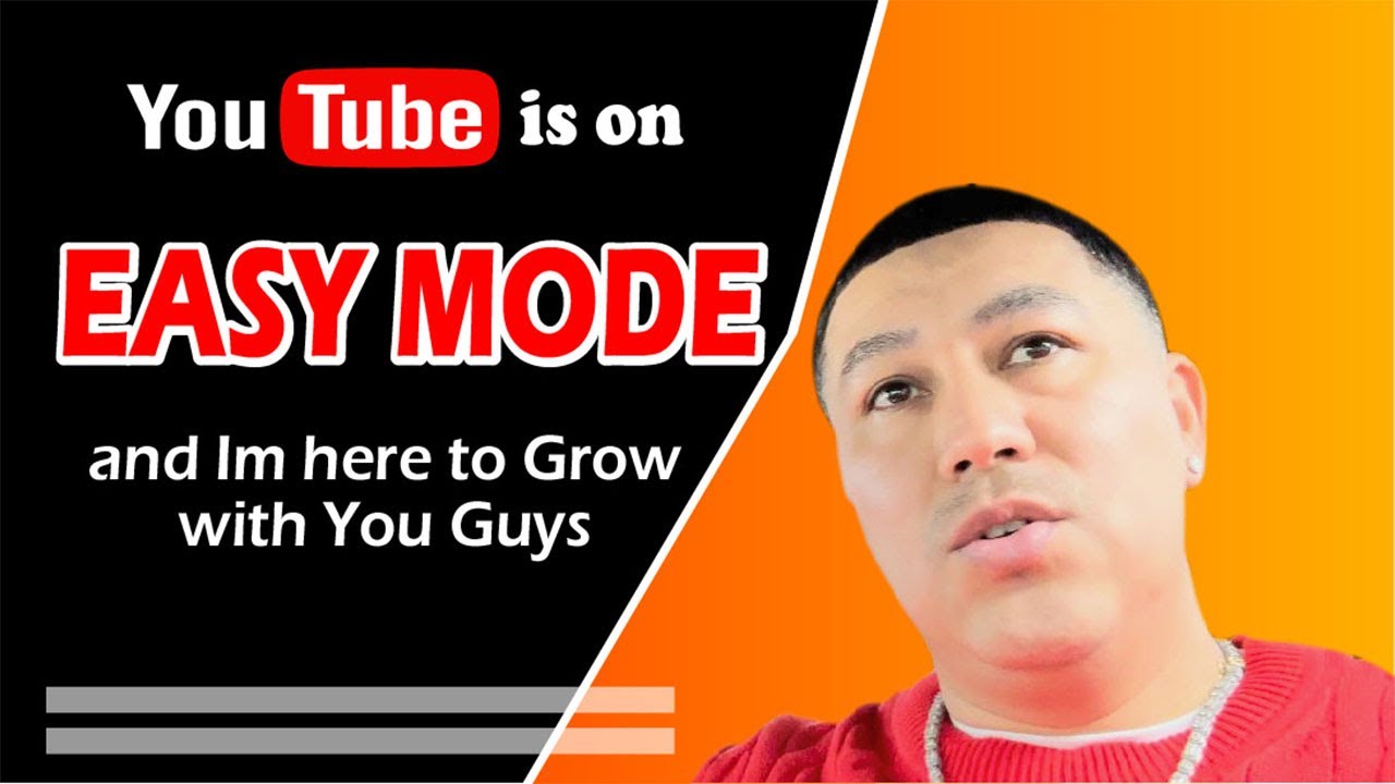YouTube is on Easy Mode and I'm here to Grow with You Guys - YouTube