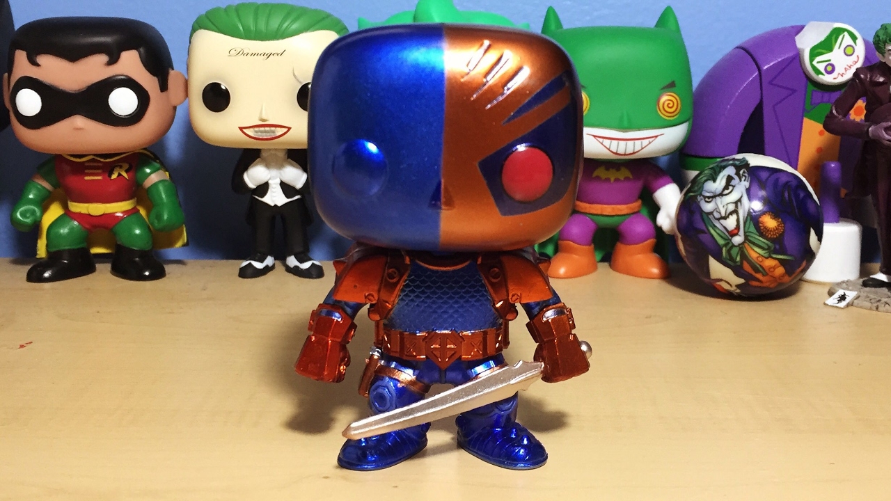 Funko Pop! DC Comics - PX Previews Exclusive Deathstroke Unboxing - YouTube