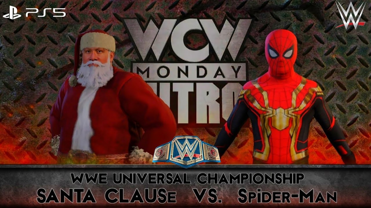 Christmas Special : Santa clause VS Spiderman(marvel) | wwe - YouTube