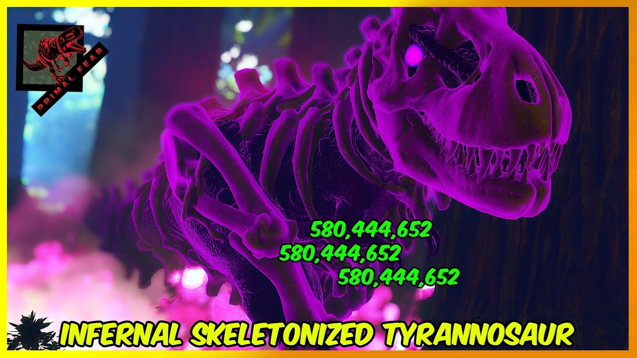 I Tame King Skeletonized Tyrannosaur : Ark Primal Fear – TTTKIP