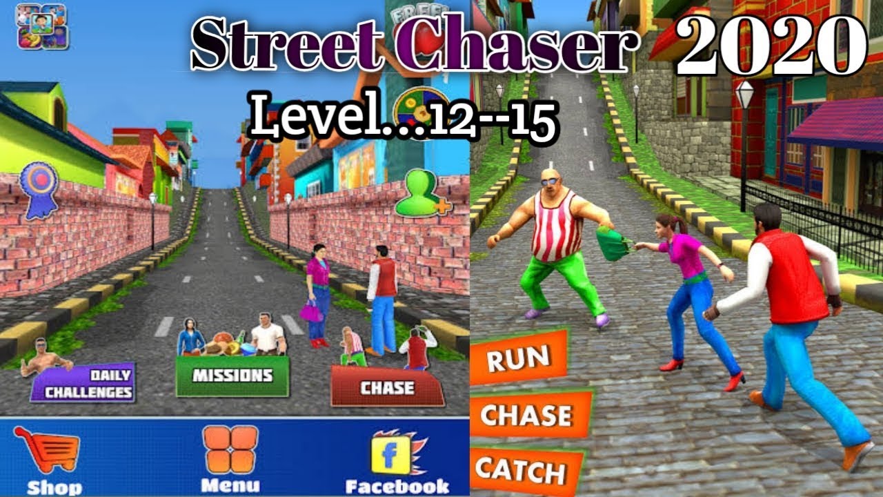 Street Chaser Game Playing Temple Run......Level...12-15. - YouTube
