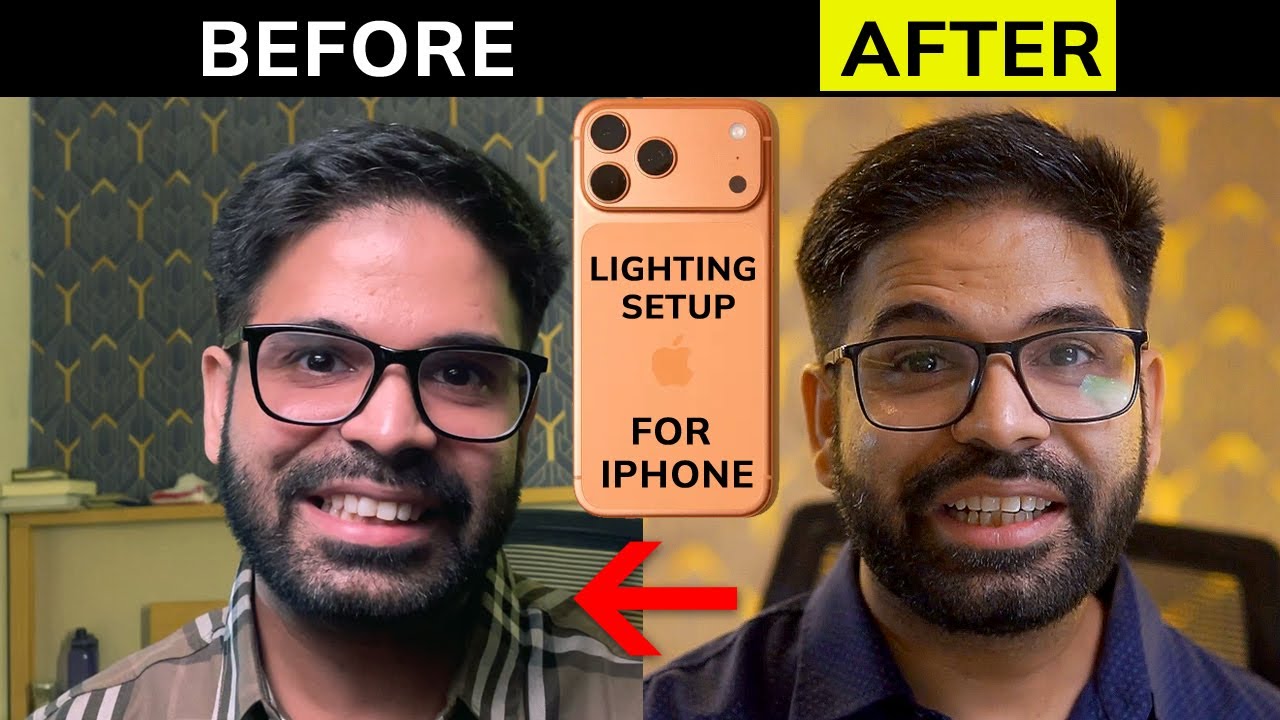 Perfect Lighting Setup for iPhone Videos 📱💡 | Look Professional in ...