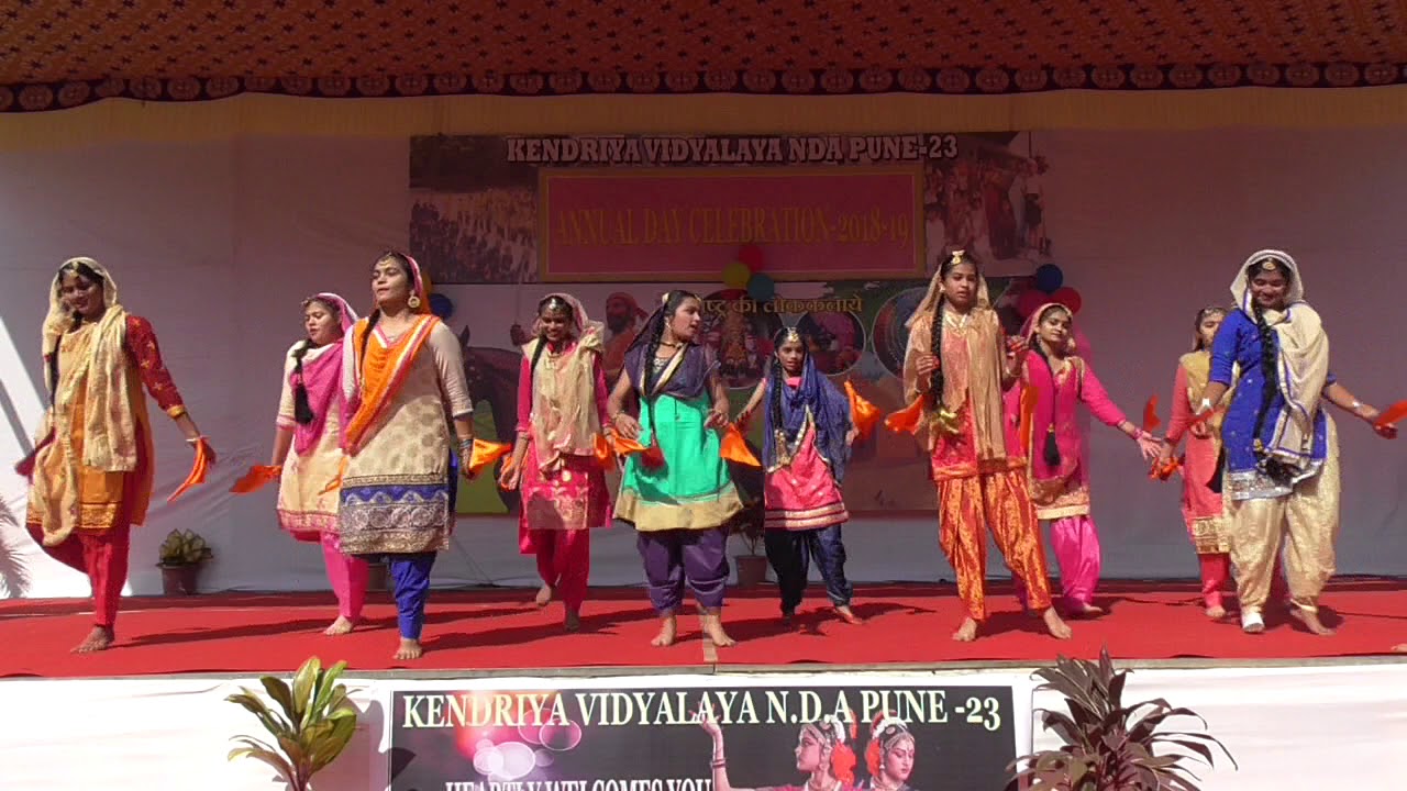 KV NDA Annual Day - Bhangda Dance - YouTube