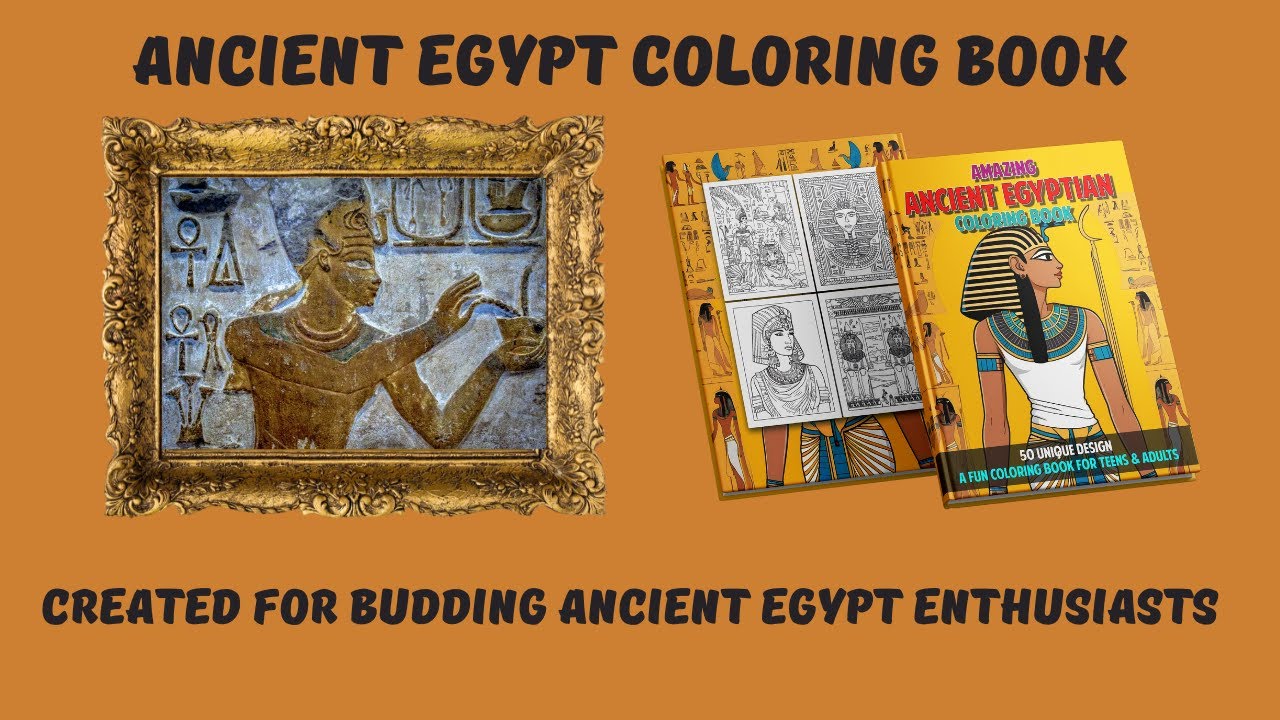 Journey Through Ancient Egypt: Coloring Book Flip Through - An ...