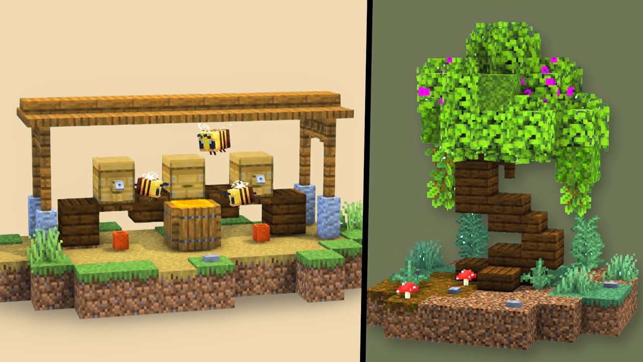 15 Genius Minecraft Garden Ideas You Must Try! - YouTube