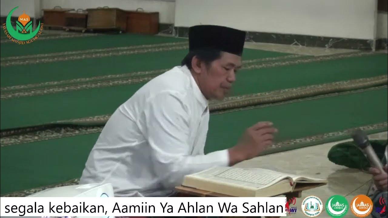 [MAS] pengajian malam rabu bersama kh ahmad faozan sh - YouTube