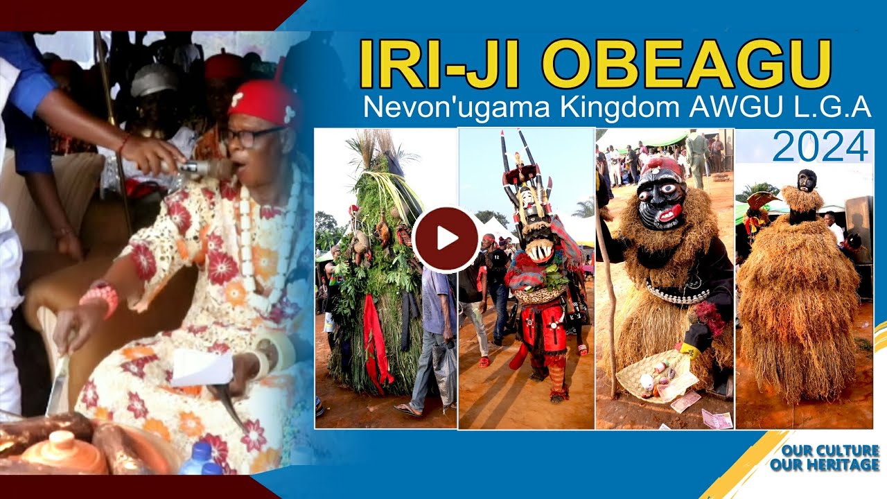 Ajofia Masquerade // Obeagu New Yam festival Awgu, Enugu state, Nigeria ...