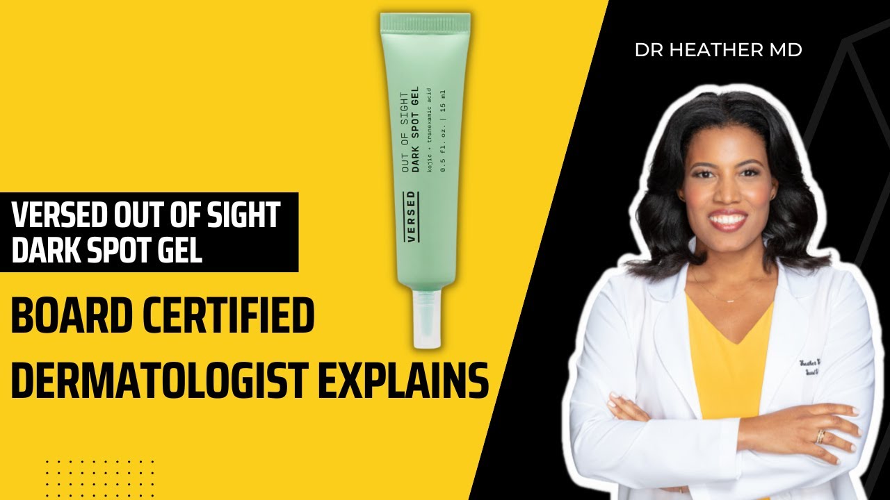 Versed Out Of Sight Dark Spot Gel Youtube