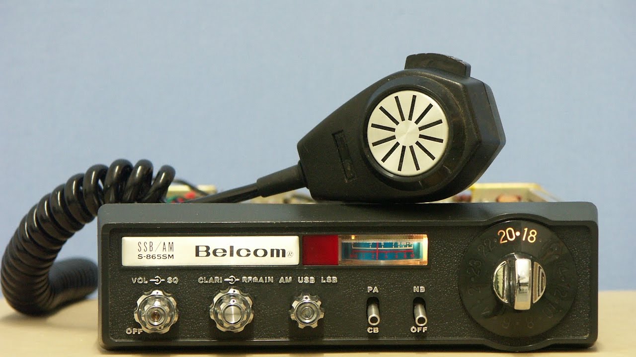 Belcom S-865SM (PACE CB-1023) 23 CH SSB/AM - YouTube