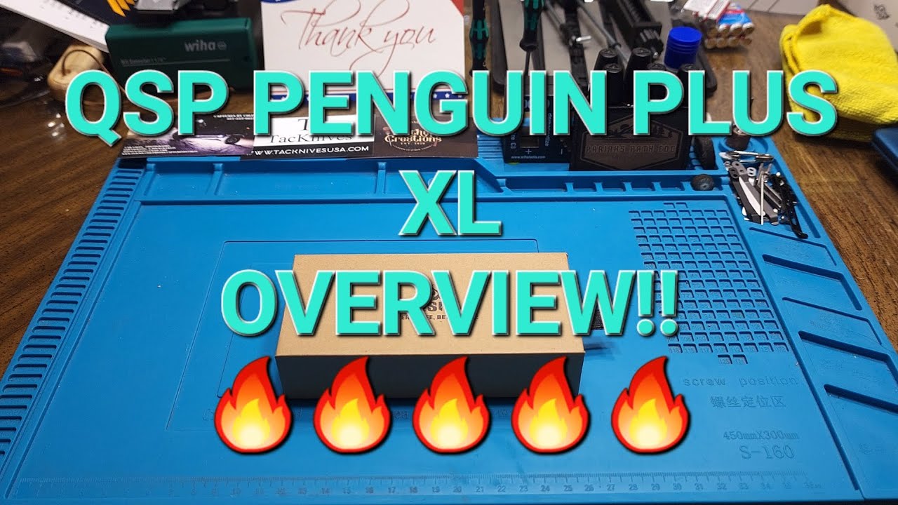 @qspknife Penguin Plus XL OVERVIEW! - YouTube