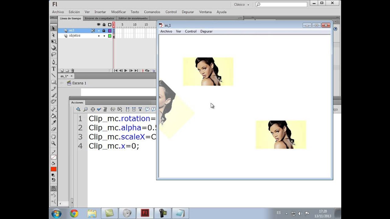 Actionscript 3.0. Propiedades de Objetos - YouTube