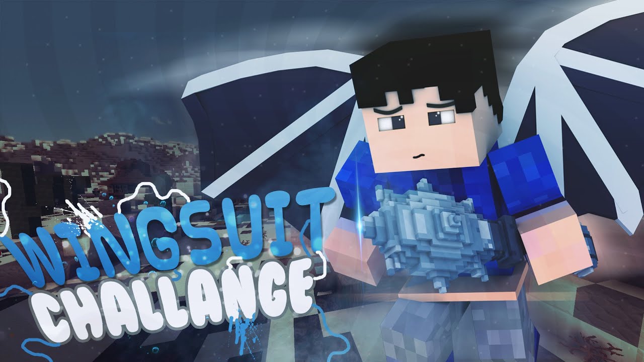 Minecraft: WINGSUIT CHALLENGE! Wyzwanie #Vertez #Garcio #Widzowie ;D ...