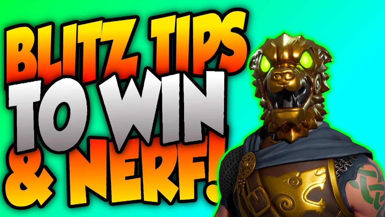 *NEW* Blitz Game Mode NERFED! Tips To Win A Game In Blitz - Fortnite ...