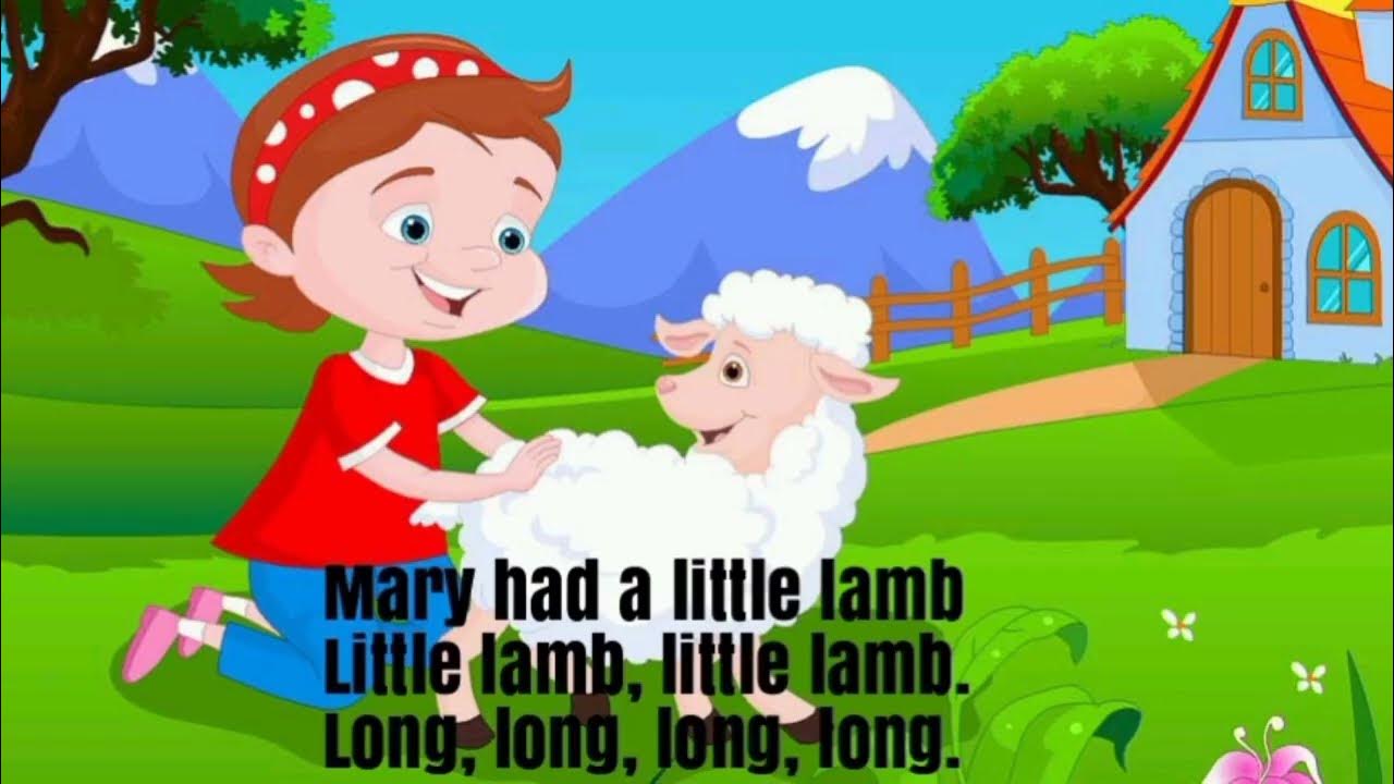 Mary Had A Little Lamb | Nursery Rhymes | Animated Kids Song | Nursery ...