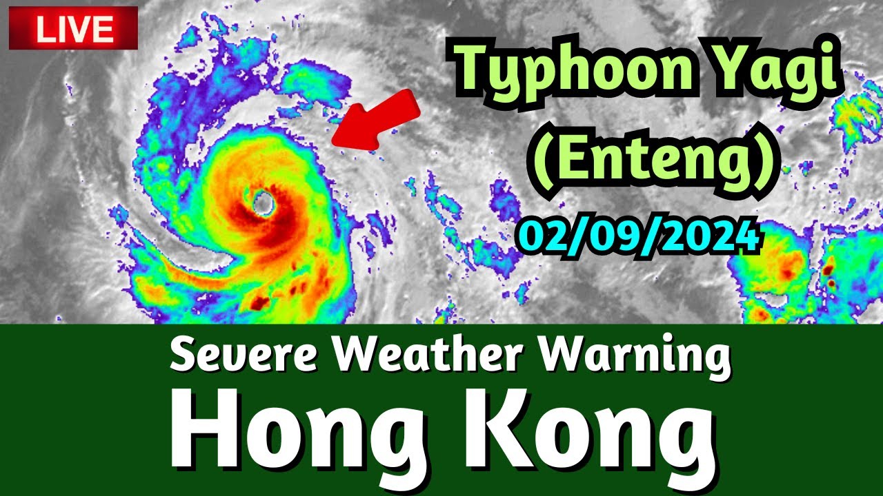 Dangerous Typhoon Yagi (Enteng) is approaching Hong Kong, High Alert ...