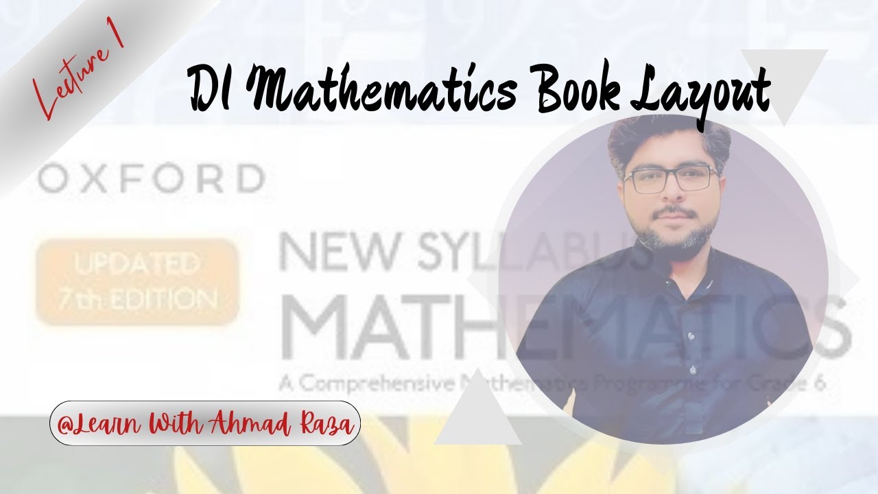 Lec1 | D1 | Introducing Book Layout D1 Mathematics, updated 7th edition ...