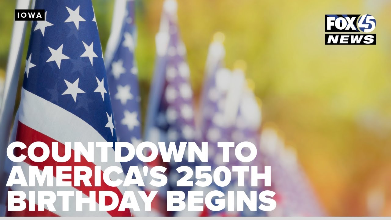 Countdown to America's 250th birthday begins - YouTube