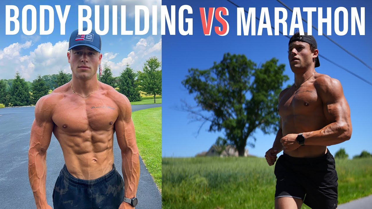 WHICH IS HARDER?! MY EXPERIENCE.. BODYBUILDING PREP VS MARATHON ...