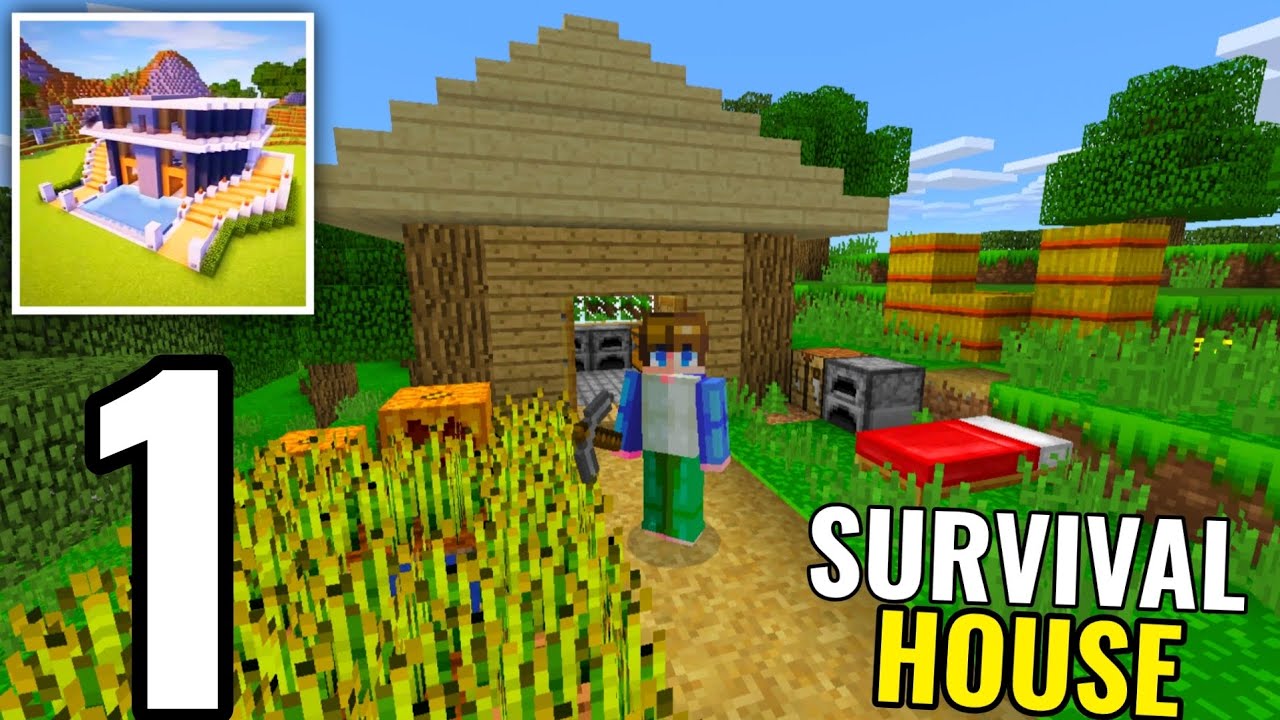 Craft World - Survival House - Survival Gameplay Part 1 (Craft World ...