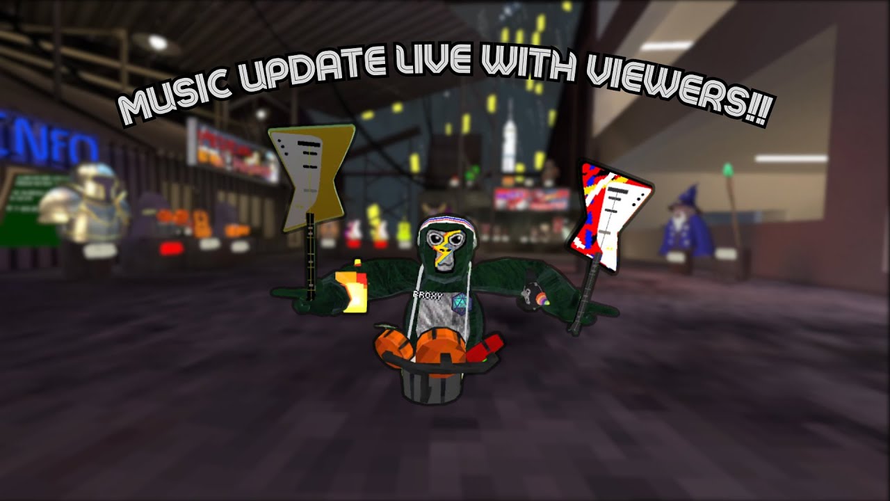 Gorilla Tag Music Update Live With Viewers!! 40+ Hour Stream - YouTube